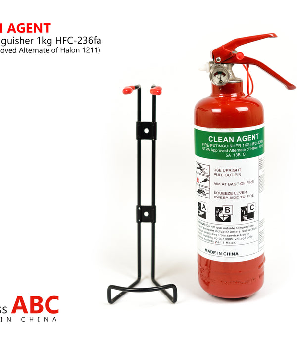 Clean Agent Fire Extinguisher 1kg HFC-236fa – Safe-T