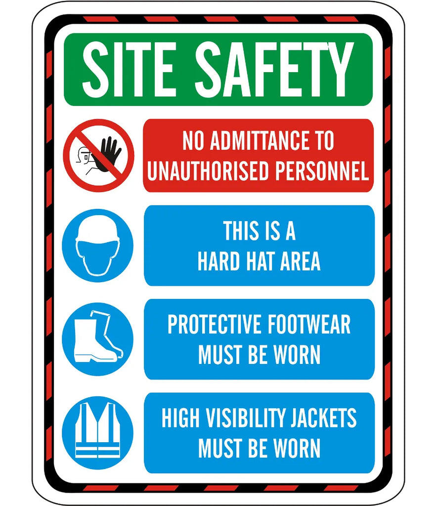 Site Safety Sign – Safe-T