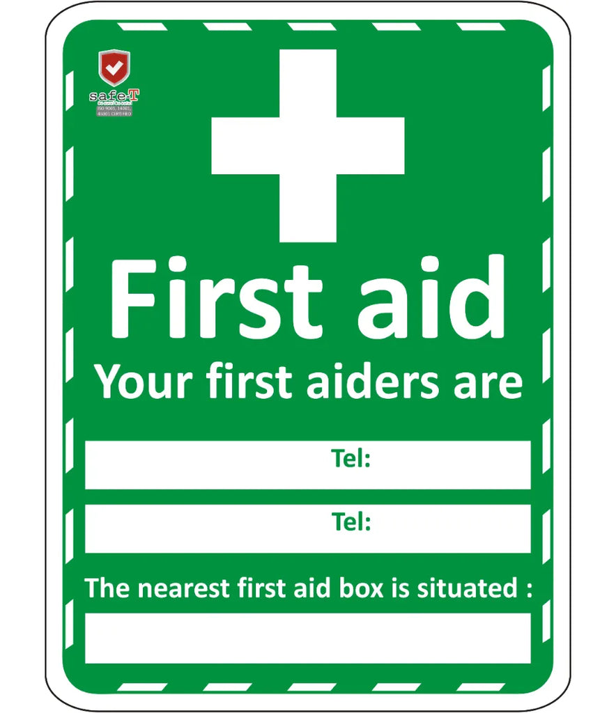 First Aid Box Guide Sign – Safe-T