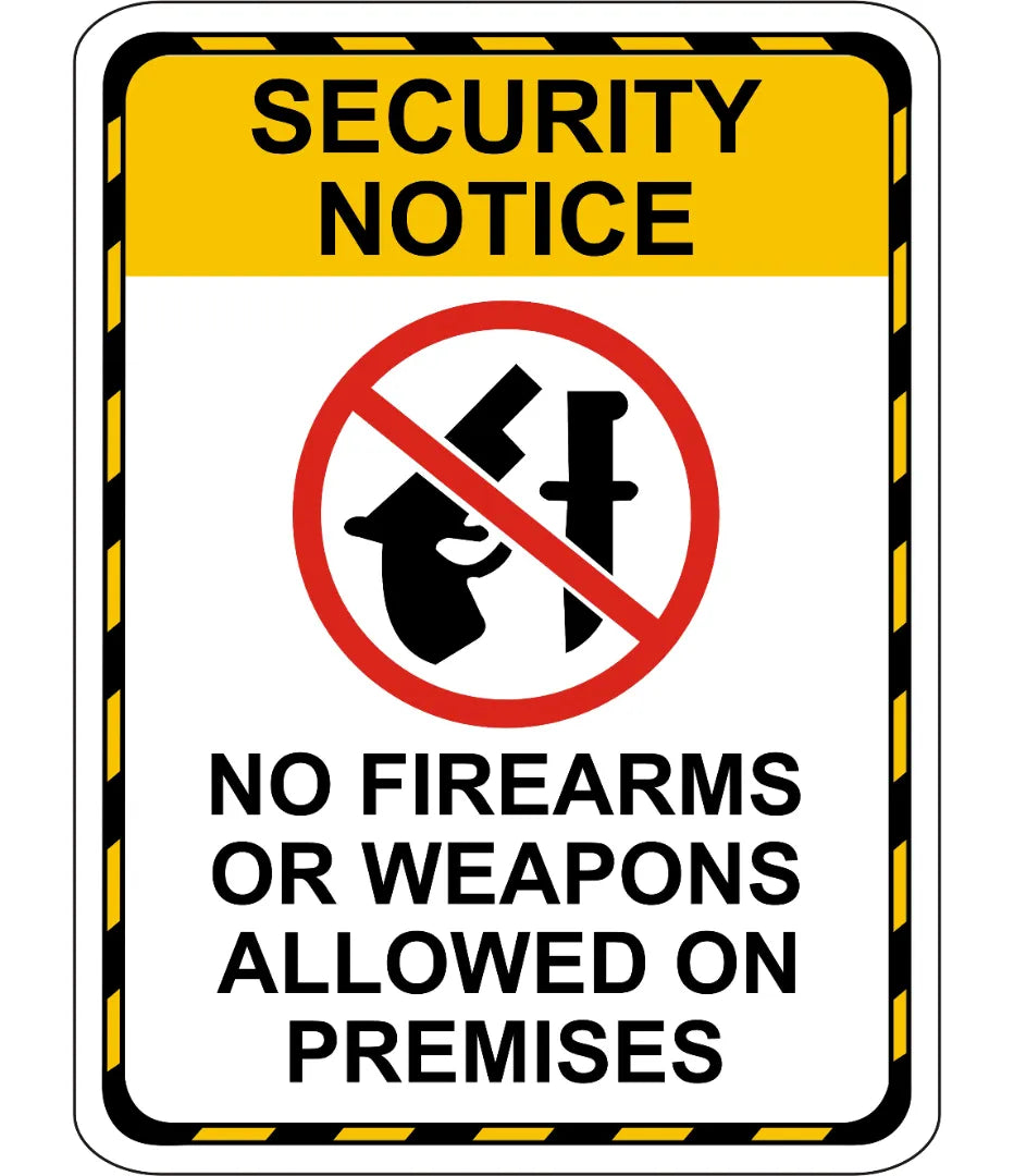Security Notice Sign – Safe-T