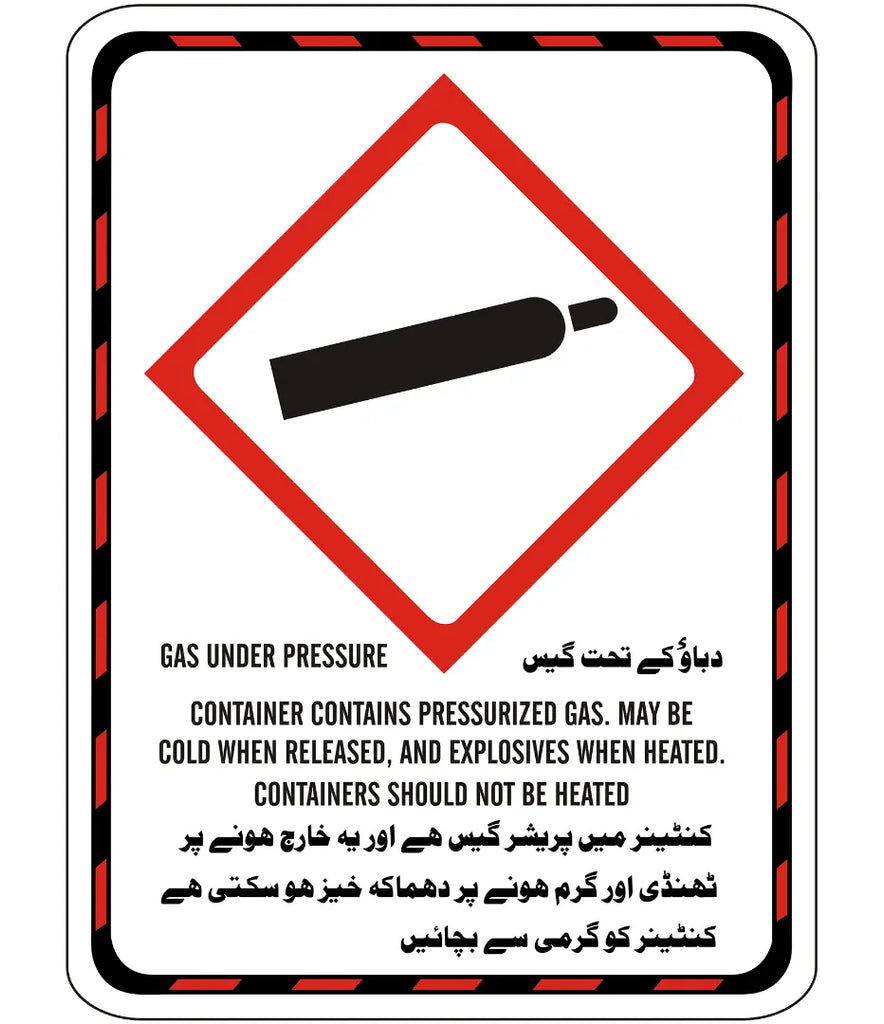 Gas Under Pressure Sign – Safe-T
