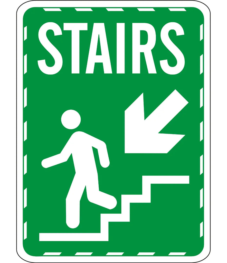 Stairs Down Sign – Safe-T