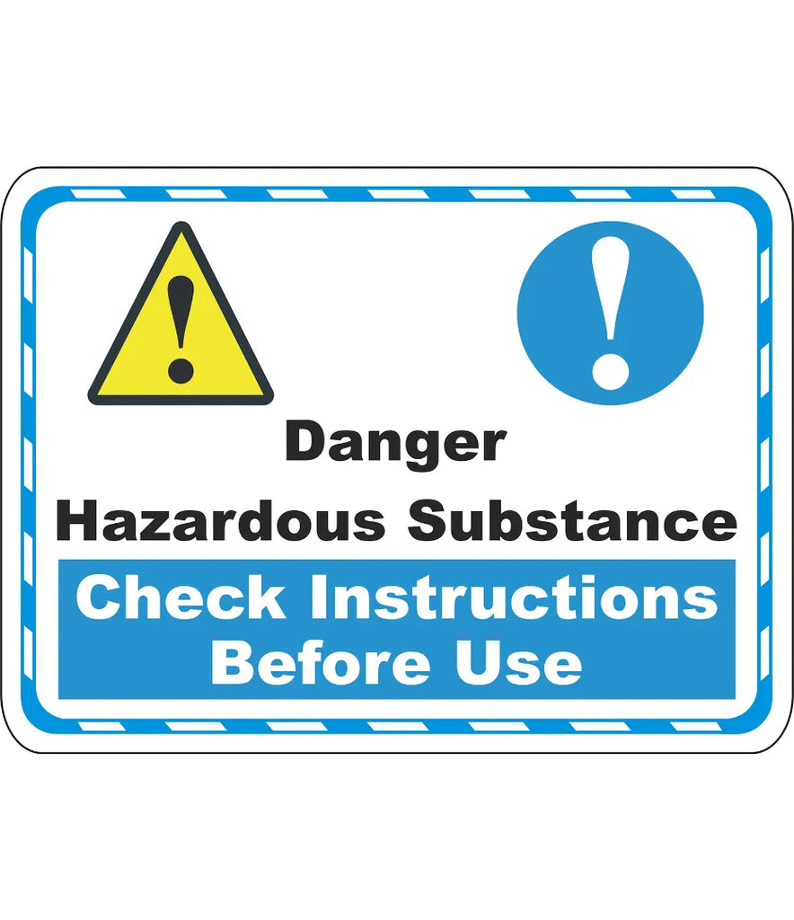 Dabger Hazardous Substance Sign – Safe-T